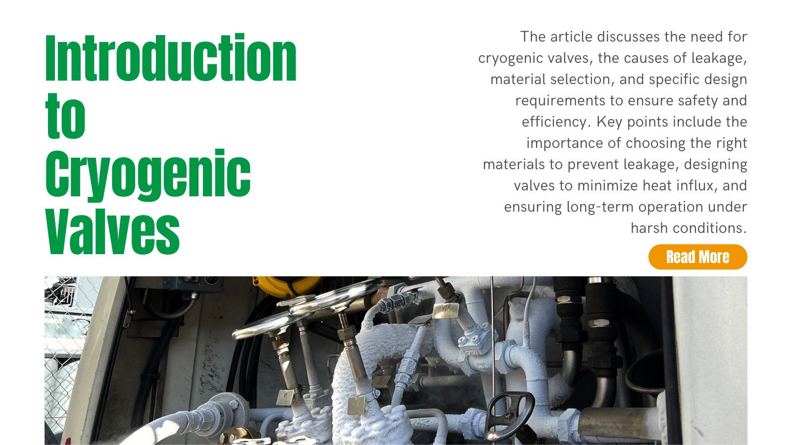 Introduction to Cryogenic Valves: The Ultimate Guide | INOX-TEK